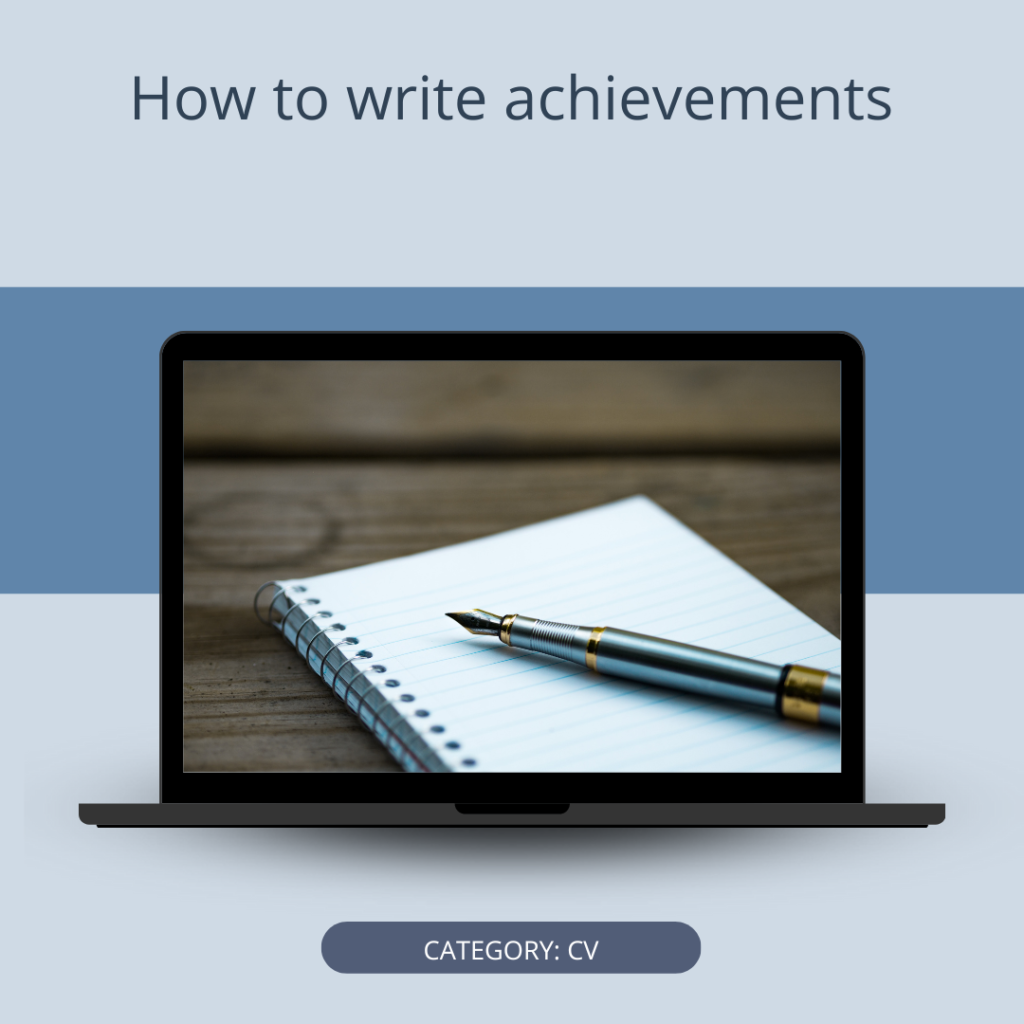 3 steps to writing achievements for your CV - Caversham CV Writing